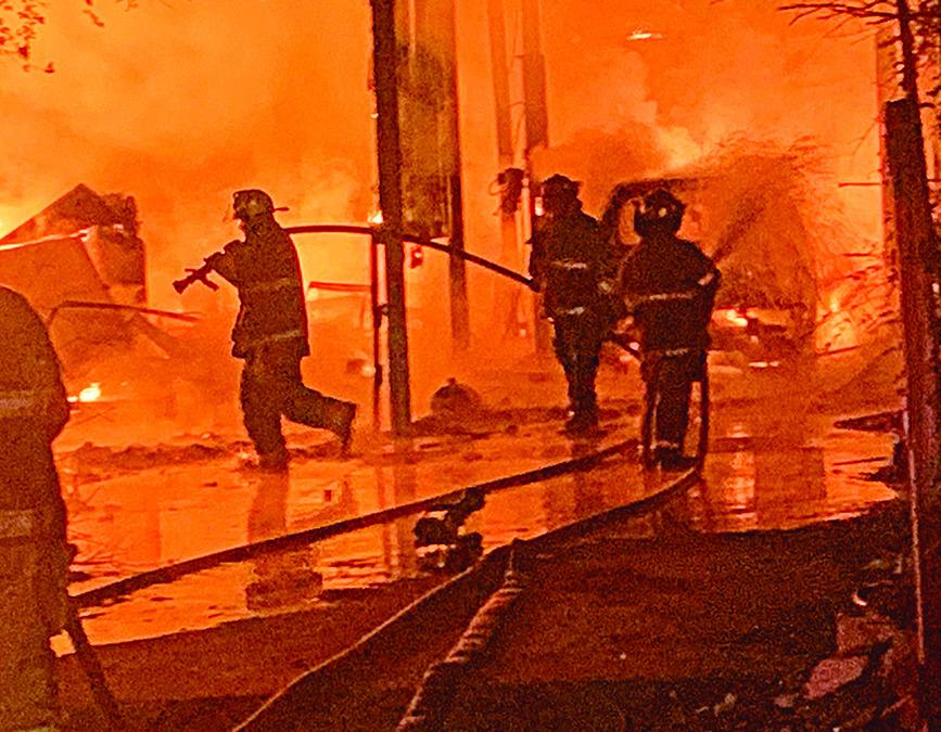Multiple fire departments respond to structure fire in Lone Star ...