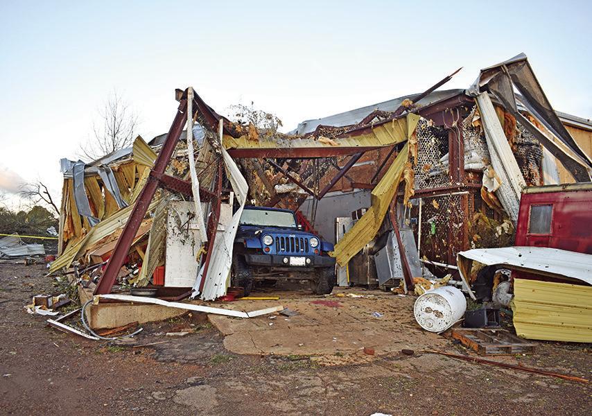 Hughes Springs Fire Station deemed total loss after tornados rip ...