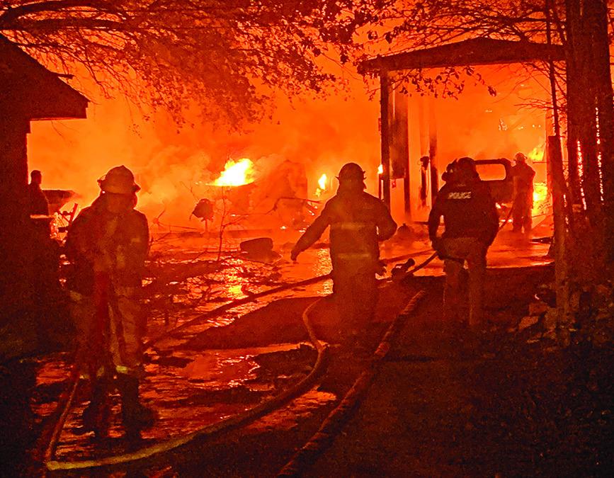 Multiple fire departments respond to structure fire in Lone Star ...