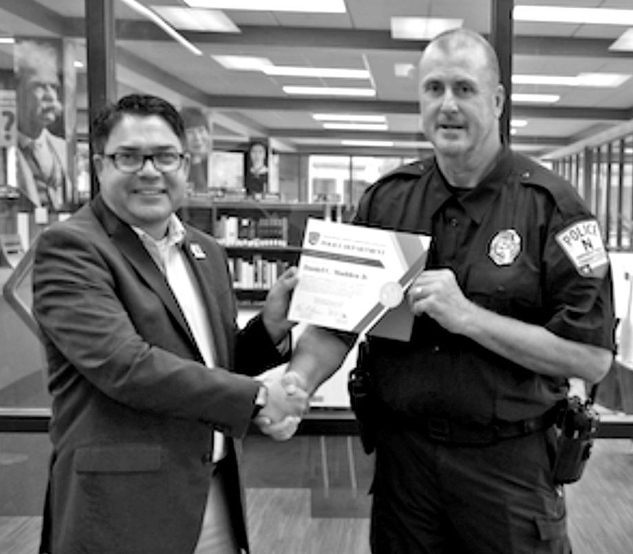 NTCC Police Department swears in Daniel Madden as newest officer ...